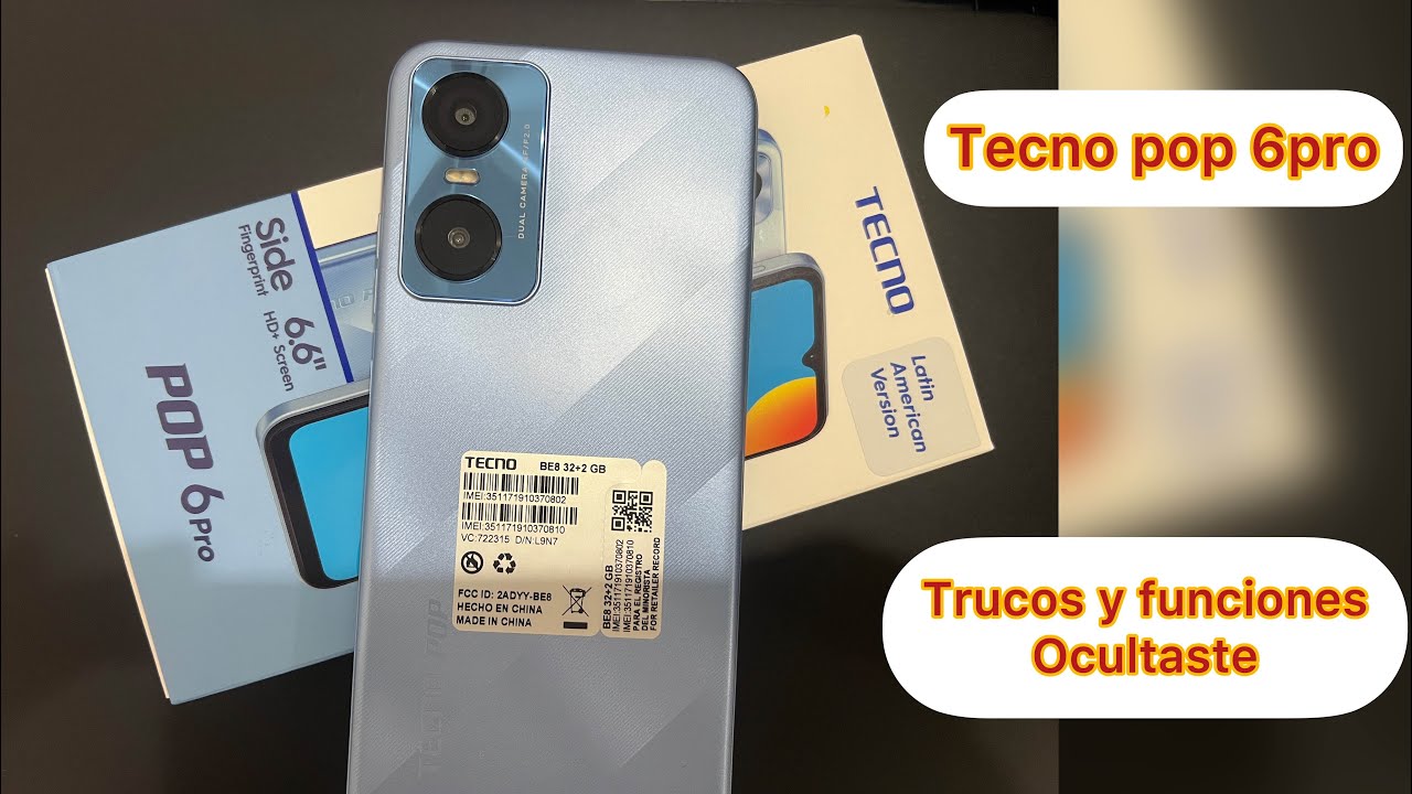 Tecno pop 6pro [ trucos y funciones ocultas ] - YouTube