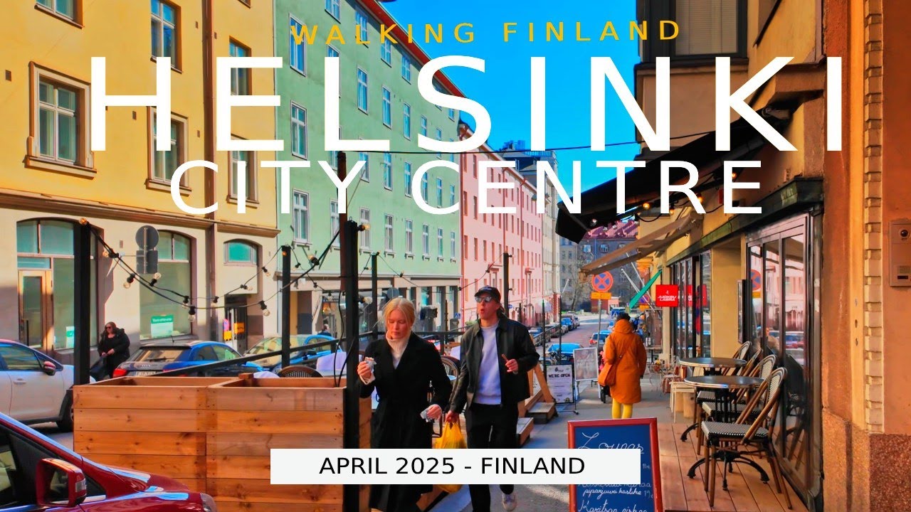 Sunny Spring Walk in Helsinki, April 24th 2025, Finland [4K] #slowtv ...