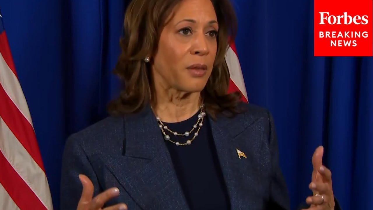BREAKING: VP Harris Speaks To Reporters, Takes Questions On Gaza, Trump ...