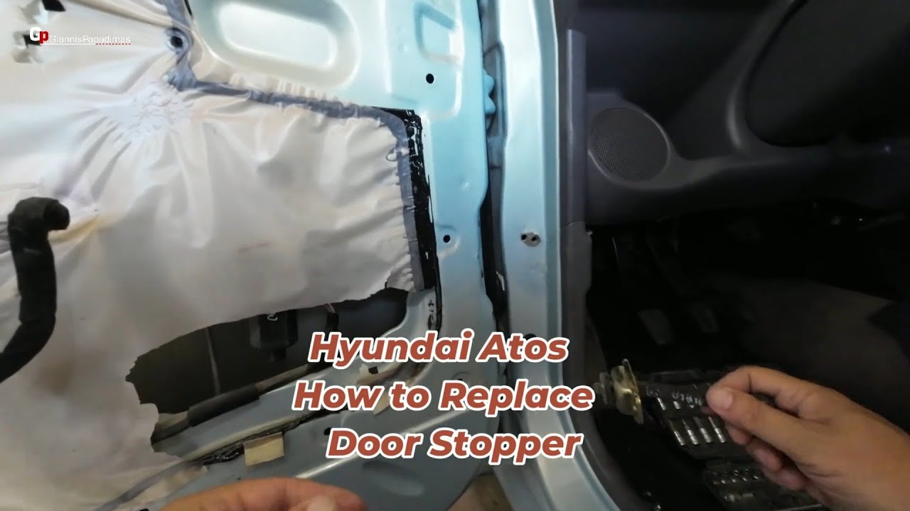 Hyundai Atos How to Replace Door Stopper - YouTube