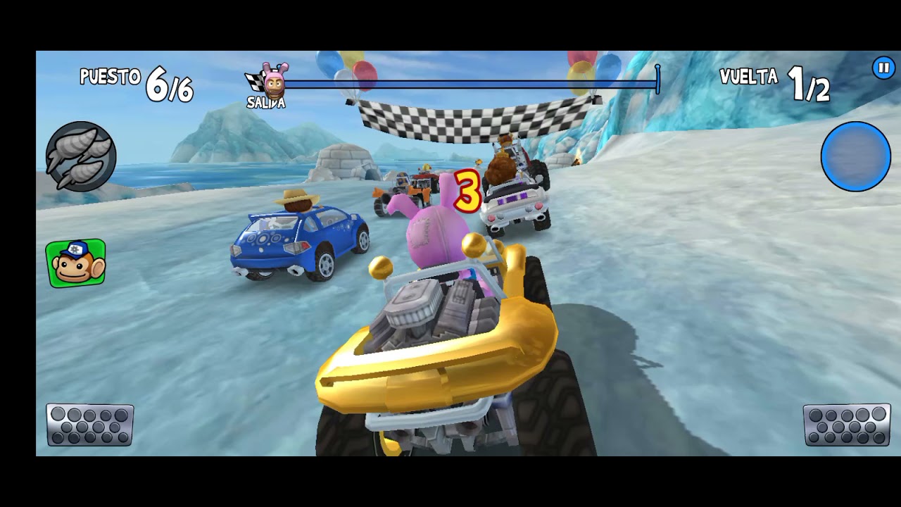 Los atajos de beach buggi racing - YouTube