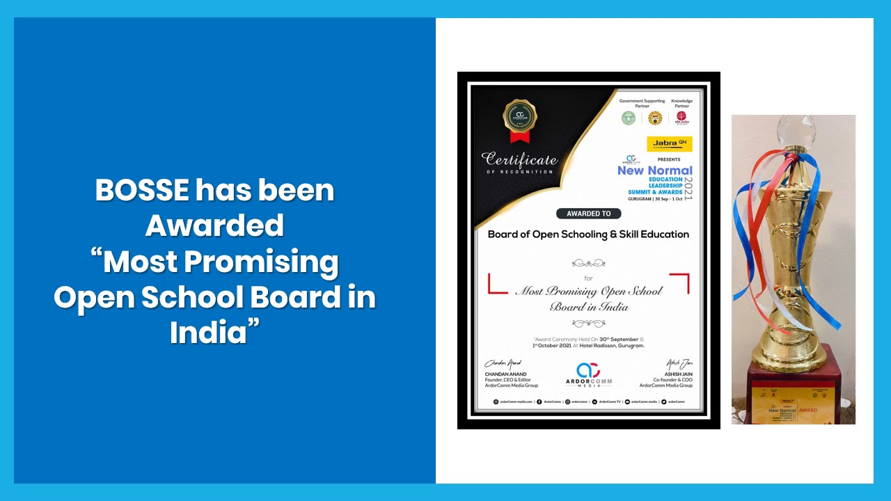 BOSSE Board of Open Schooling and Skill Education, Sikkim - YouTube