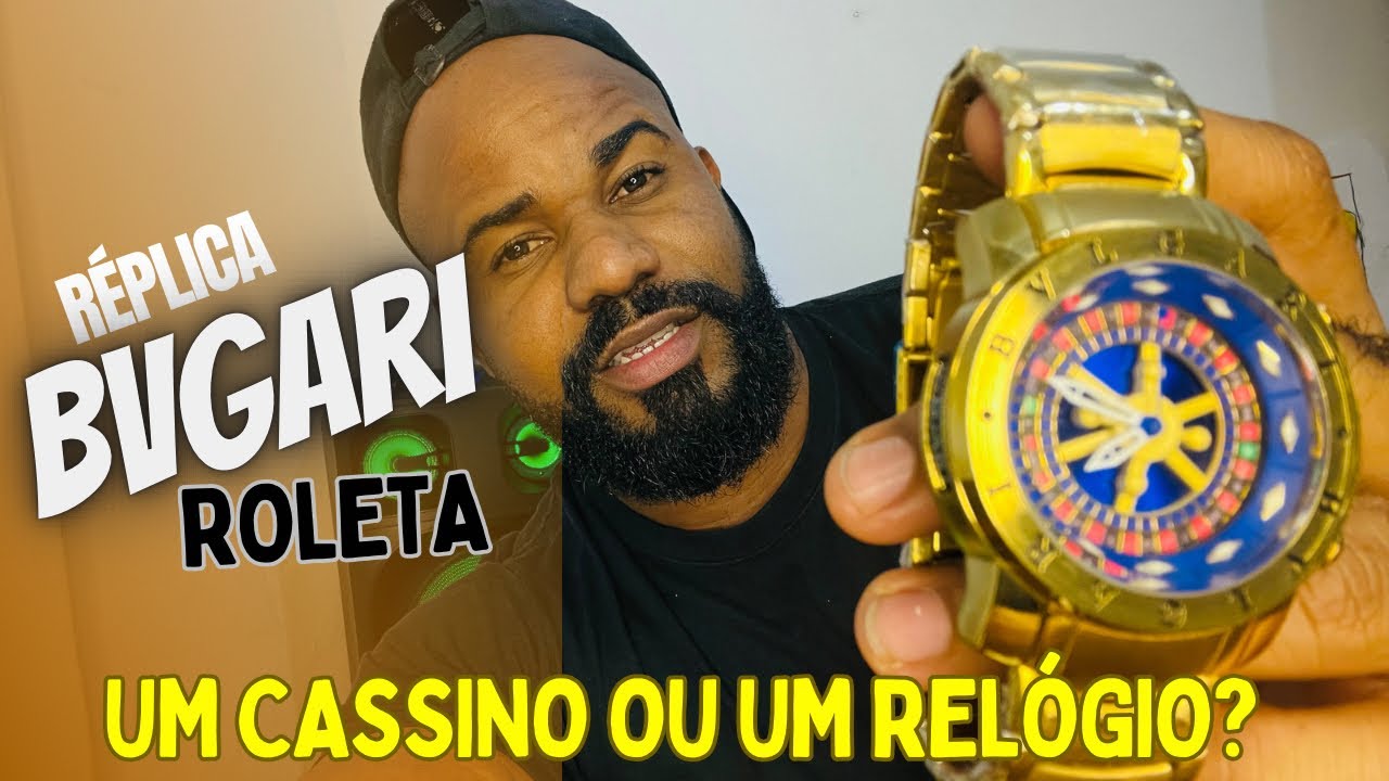 RELÓGIO BVGARI ROLETA CASSINO réplica funcional - YouTube