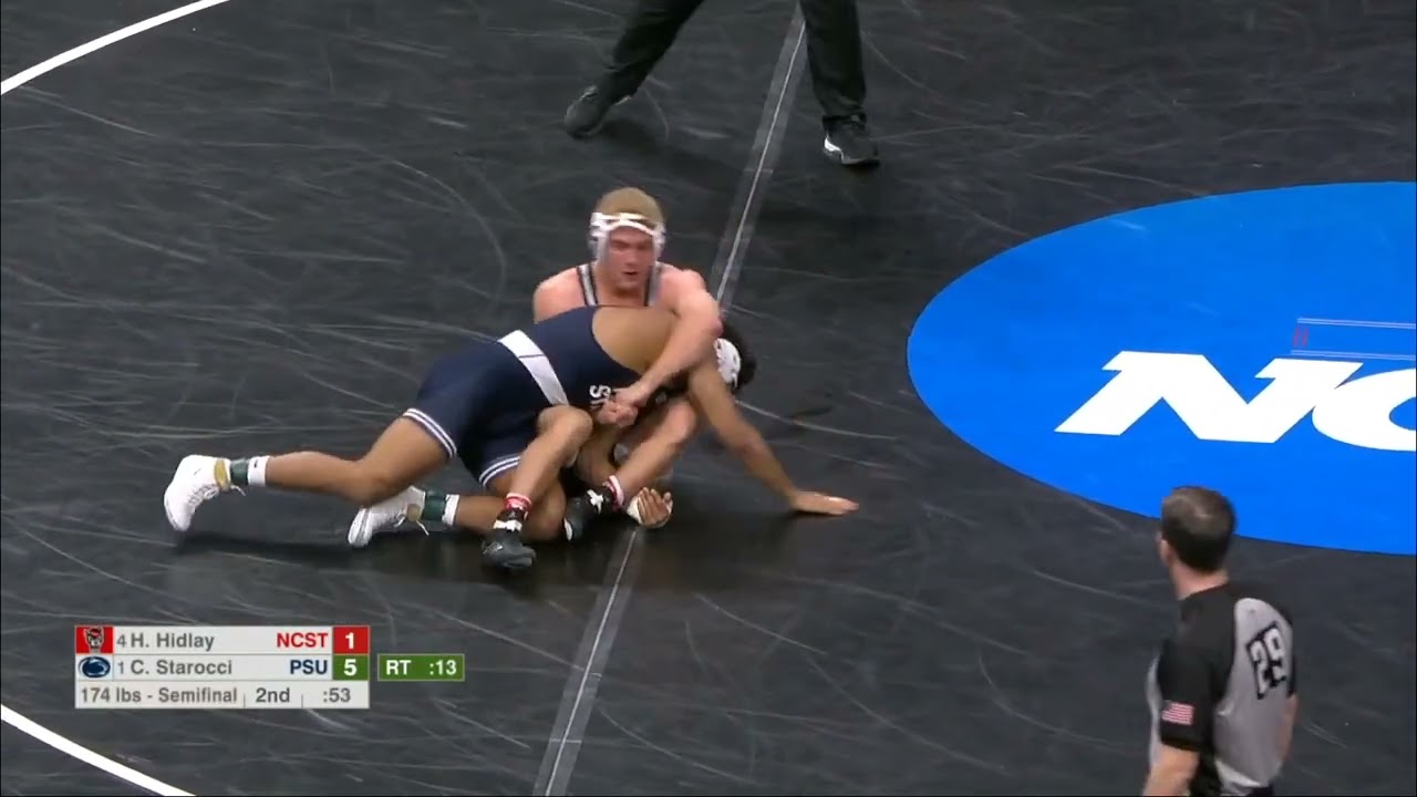 Carter Starocci vs Hayden Hidlay | 2022 NCAA Wrestling Championshis ...