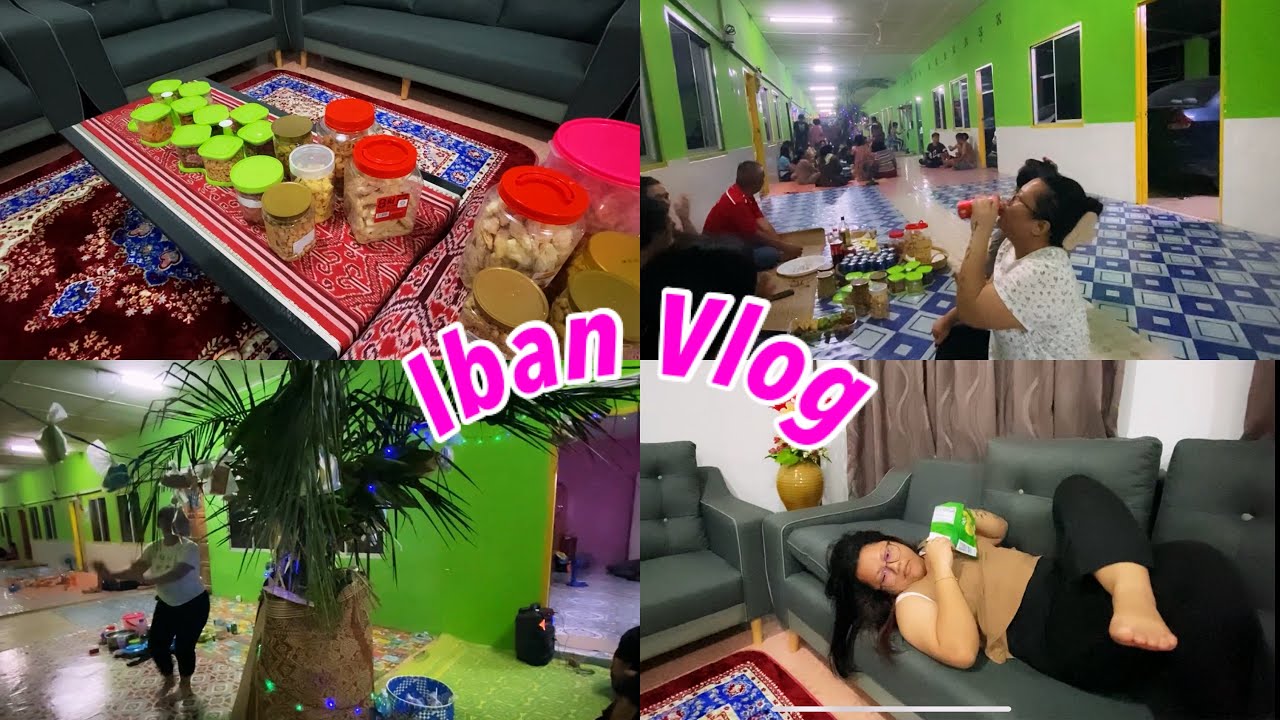 Iban Vlog|special vlog gawai 2024:mersi bilik,ngirup aie pengayu 🥃 ,ngetas ranyai - YouTube