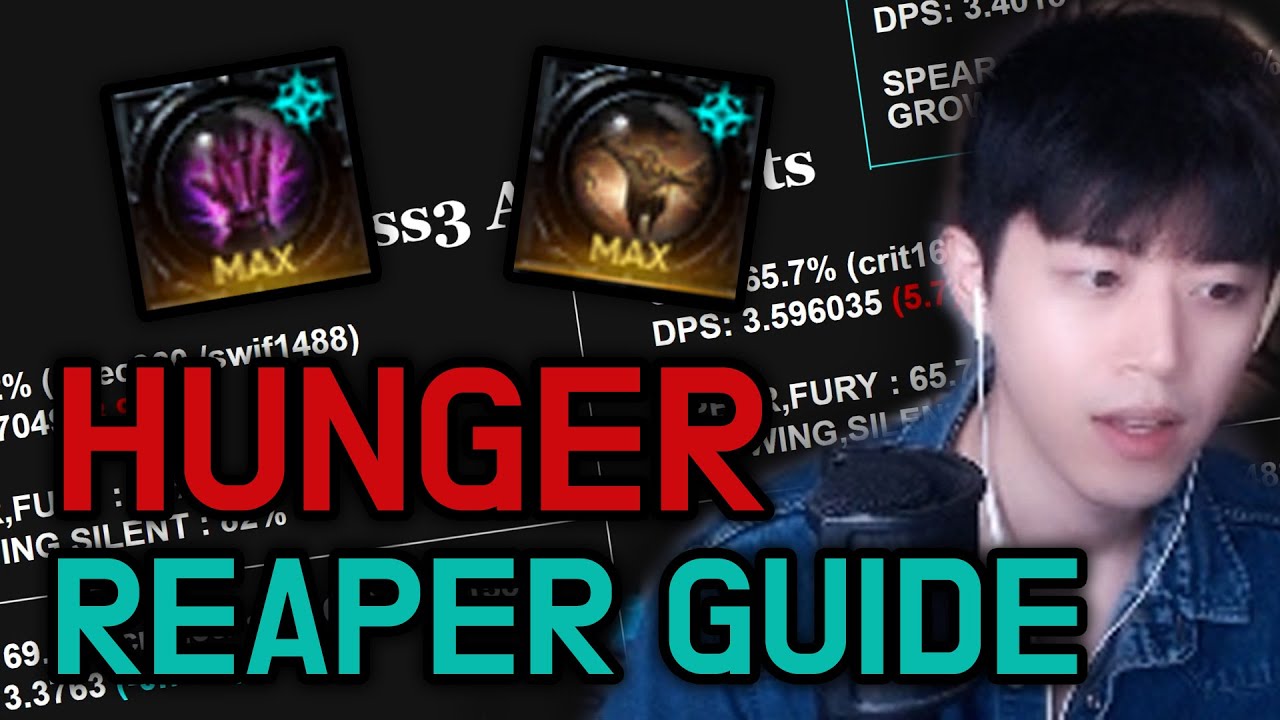 Hunger Reaper New Build Guide (How to play, Engraving, Stats)(After PTR ...