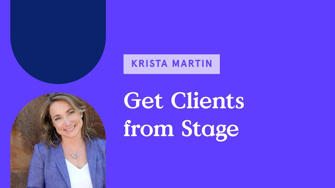 Speak Your Way to More Clients with Krista Martin - Leadpages Podcast ...