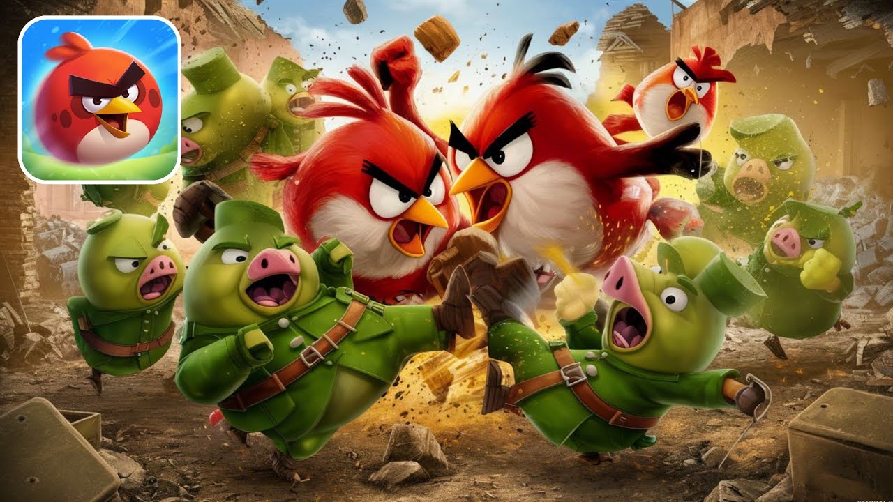 Angry Birds 2 Gameplay Walkthrough part 1 - Android Gameplay level 1-5 ...