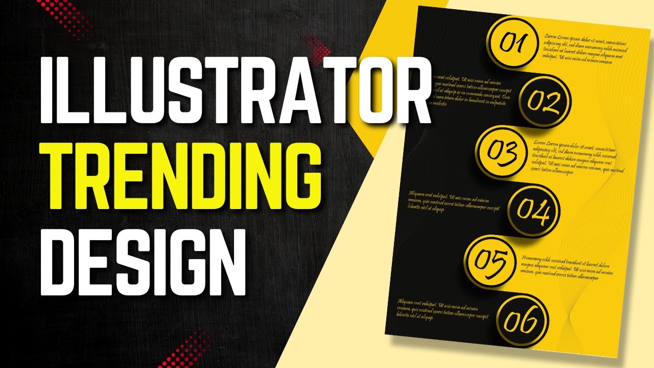 Illustrator Trending Design | Adobe Illustrator #viralvideo #design # ...