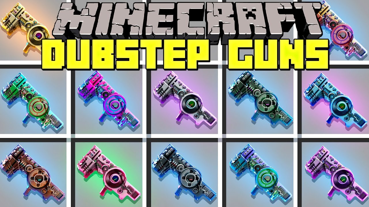Minecraft DUBSTEP WEAPONS MOD | CRAFT WEAPONS THAT PLAY MUSIC WITH ...