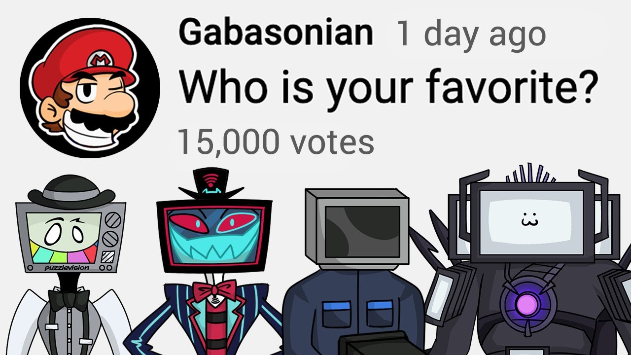 Favorite TV Man? Mr. Puzzles, Vox, Titan TV Man, Virginia TV Man - YouTube