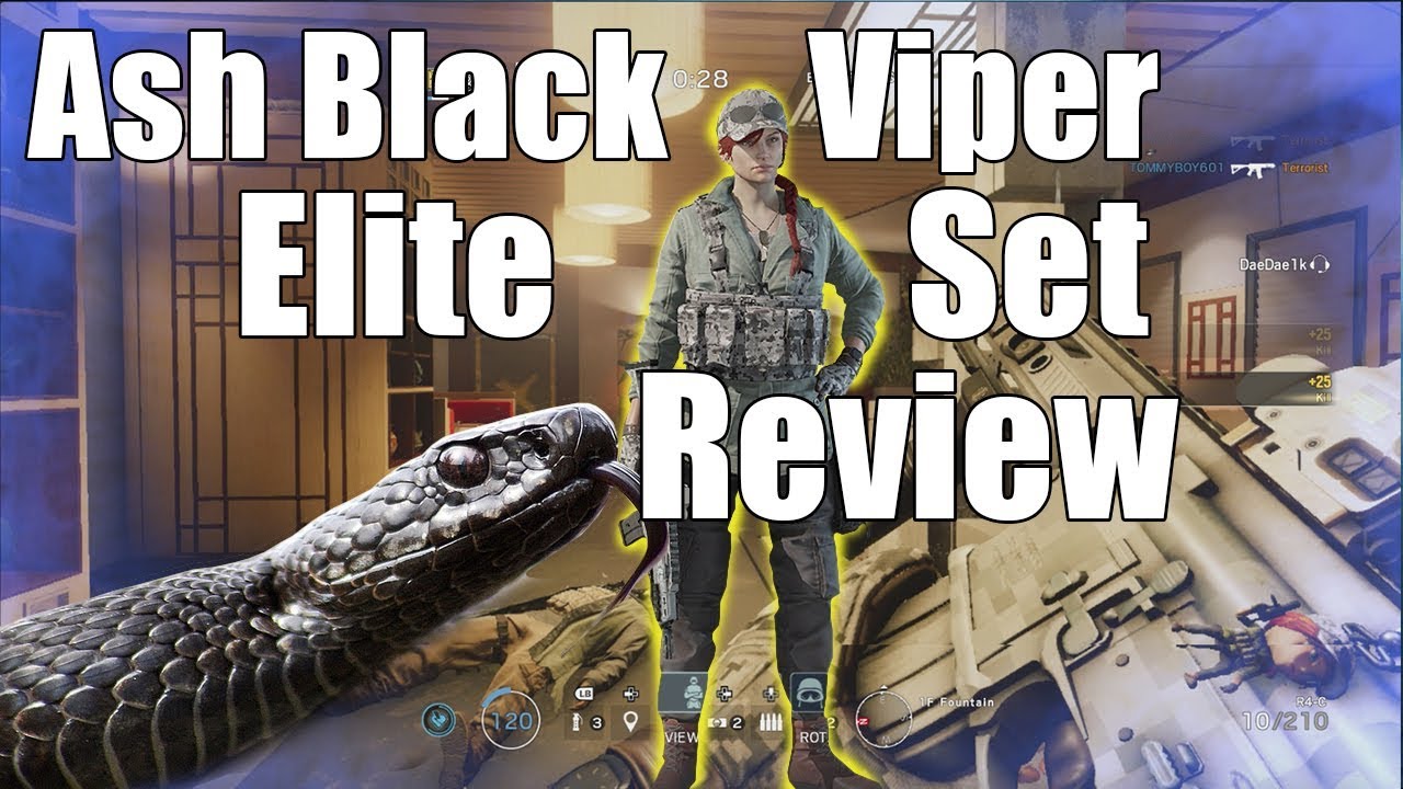 Ash "Black Viper" Elite Skin Review - YouTube