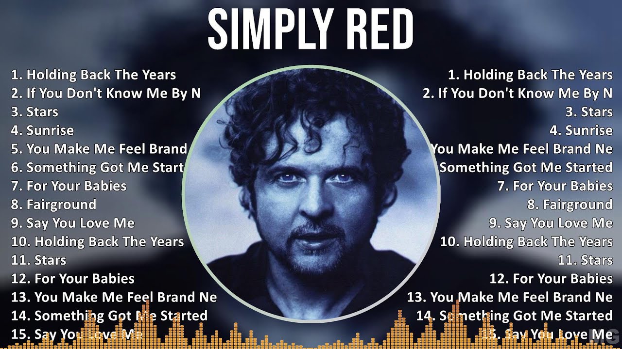 Simply Red 2024 MIX Playlist - Holding Back The Years, If You Don't ...
