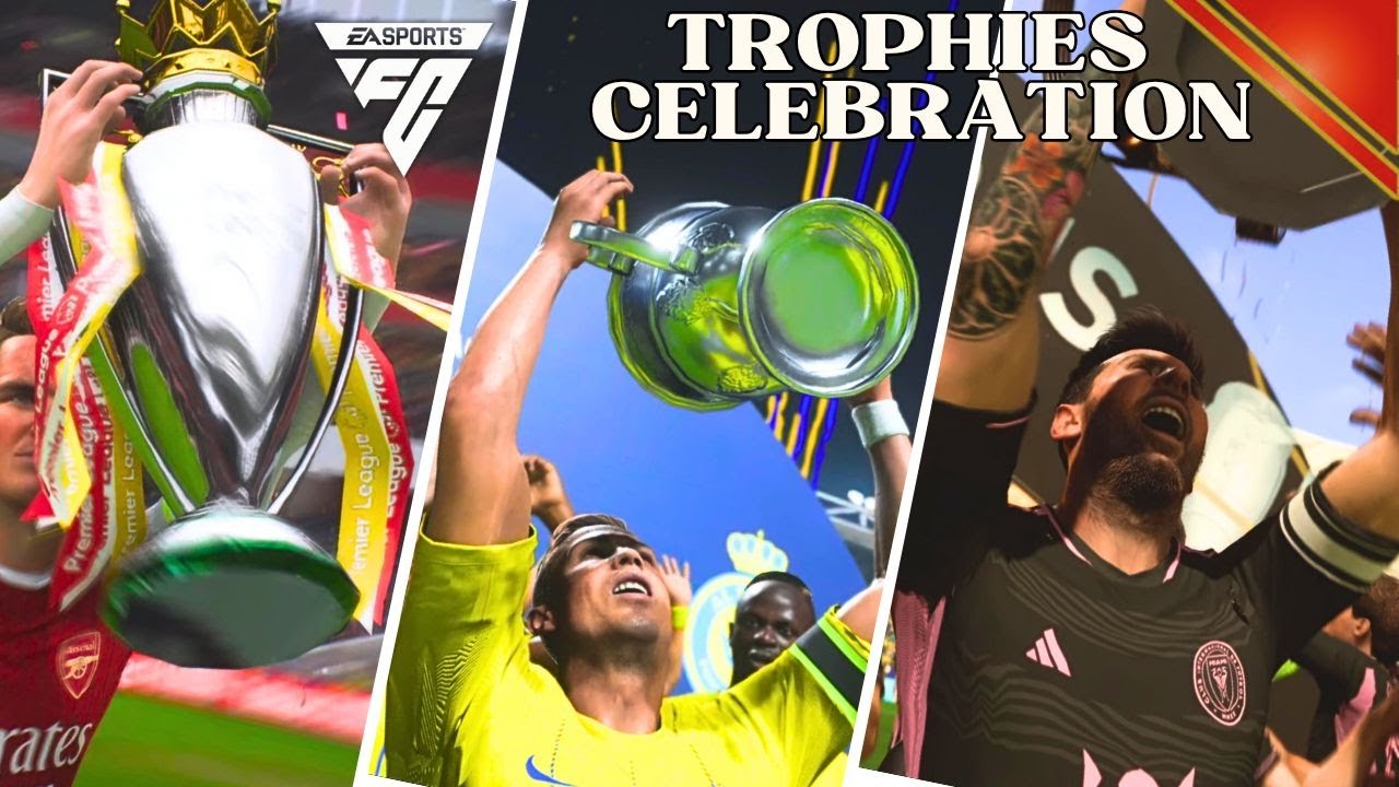 FC 24 | TROPHY CELEBRATIONS COMPILATION🔥4K - YouTube