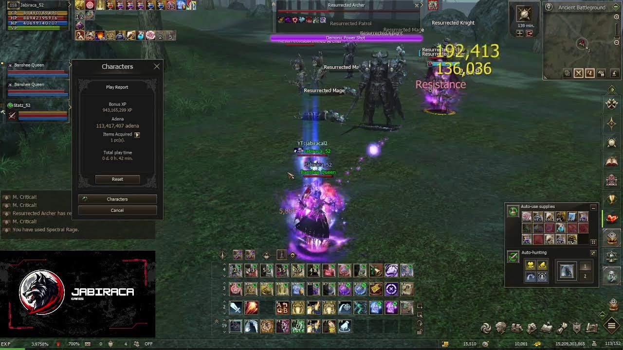 Lineage 2 Orfen EU - Wynn Spectral Master Lv 118 - YouTube