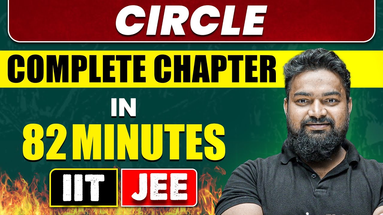 CIRCLE in 82 Minutes || Full Chapter Revision || Class 11th JEE - YouTube
