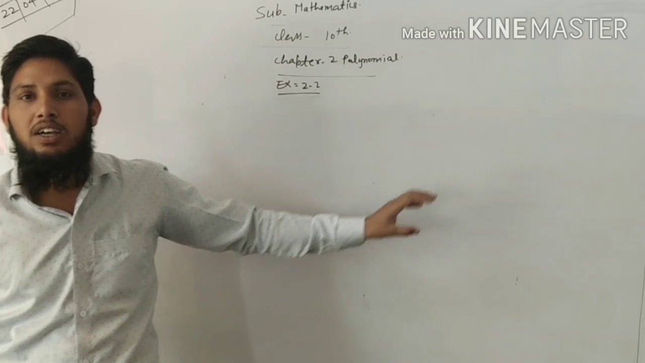 Class10th Polynomial Chapter 2 Youtube 3076