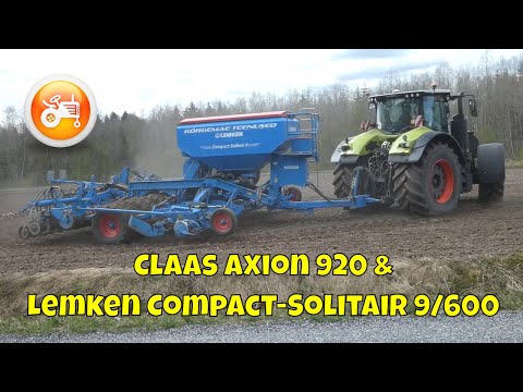 Seeding 2022 | Claas Axion 920 & Lemken Compact-Solitair 9/600 KH