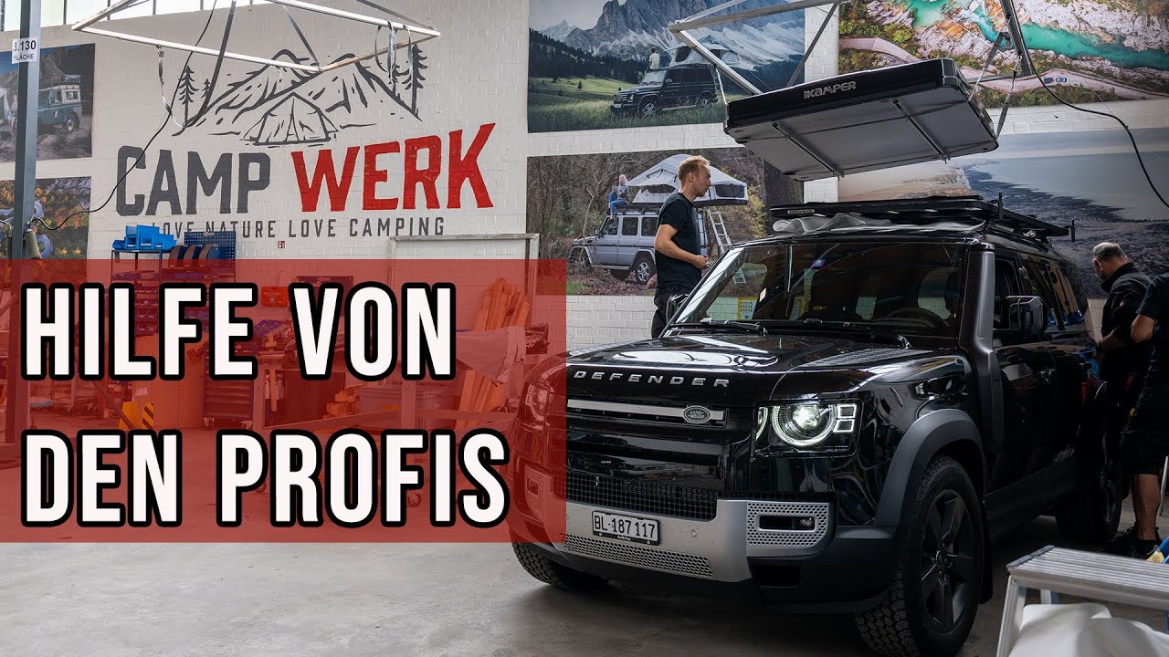 Bei den Profis von CAMPWERK - Unser DEFENDER bekommt sein IKamper 3.0 ...