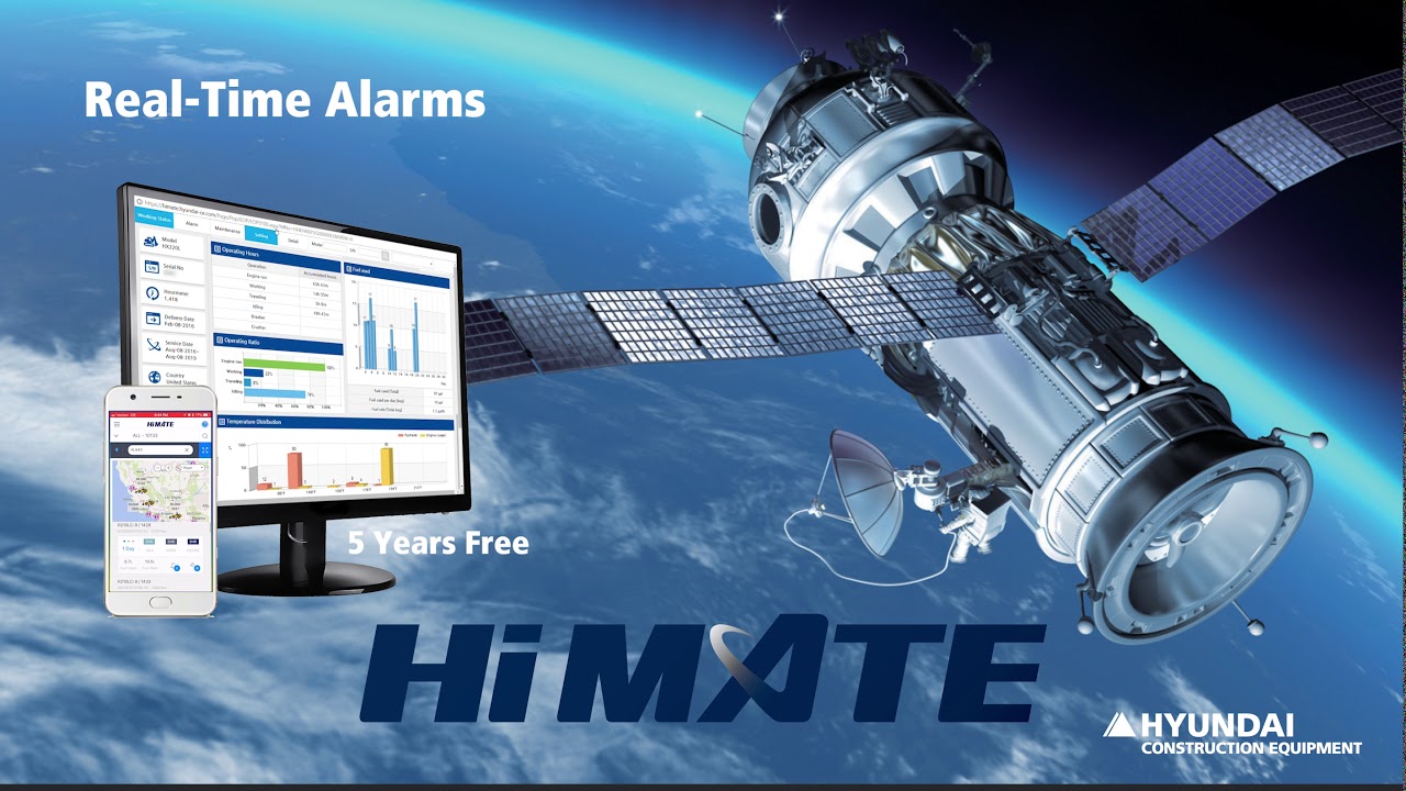 Hyundai Hi MATE Construction Equipment Remote Managment GPS-Based ...