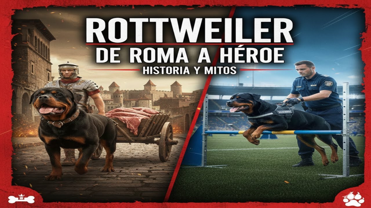 Lo que NO SABIAS de La Historia del Rottweiler | De ROMA hasta el siglo ...