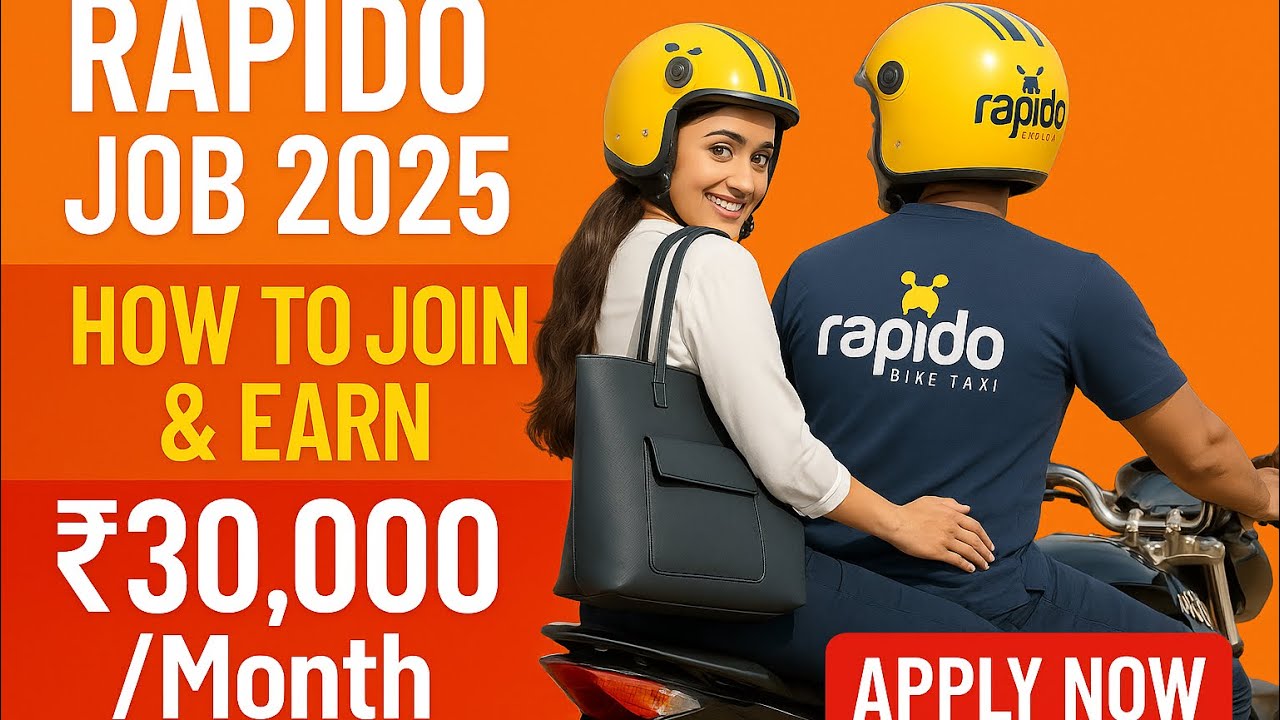 How to Become a Rapido Partner in 2025? Earn ₹30,000/Month | Apply ...