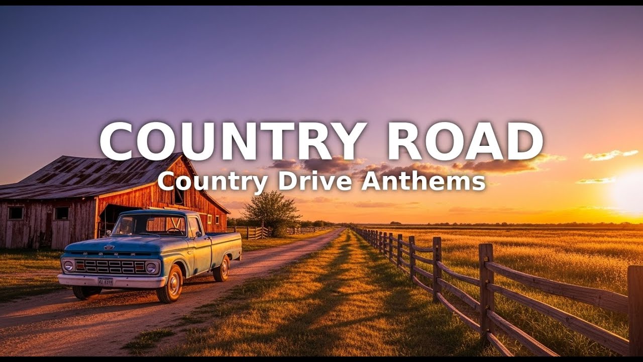 COUNTRY ROAD · Country Drive Anthems · Best Country Hits for Open Road ...