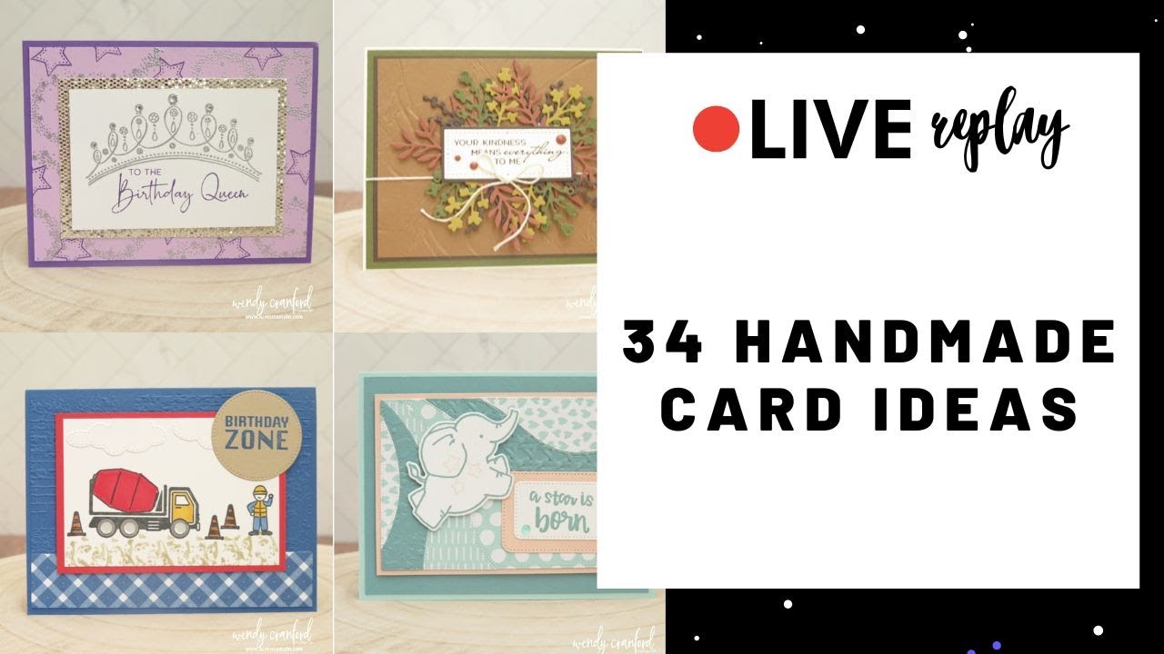34 Handmade Card Ideas From Swap Cards & Chit Chat - YouTube