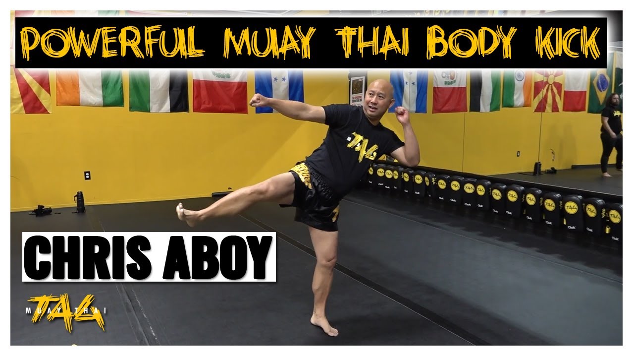 Muay Thai Body Kick - Qmulos Team Building at T.A.G. Muay Thai - YouTube