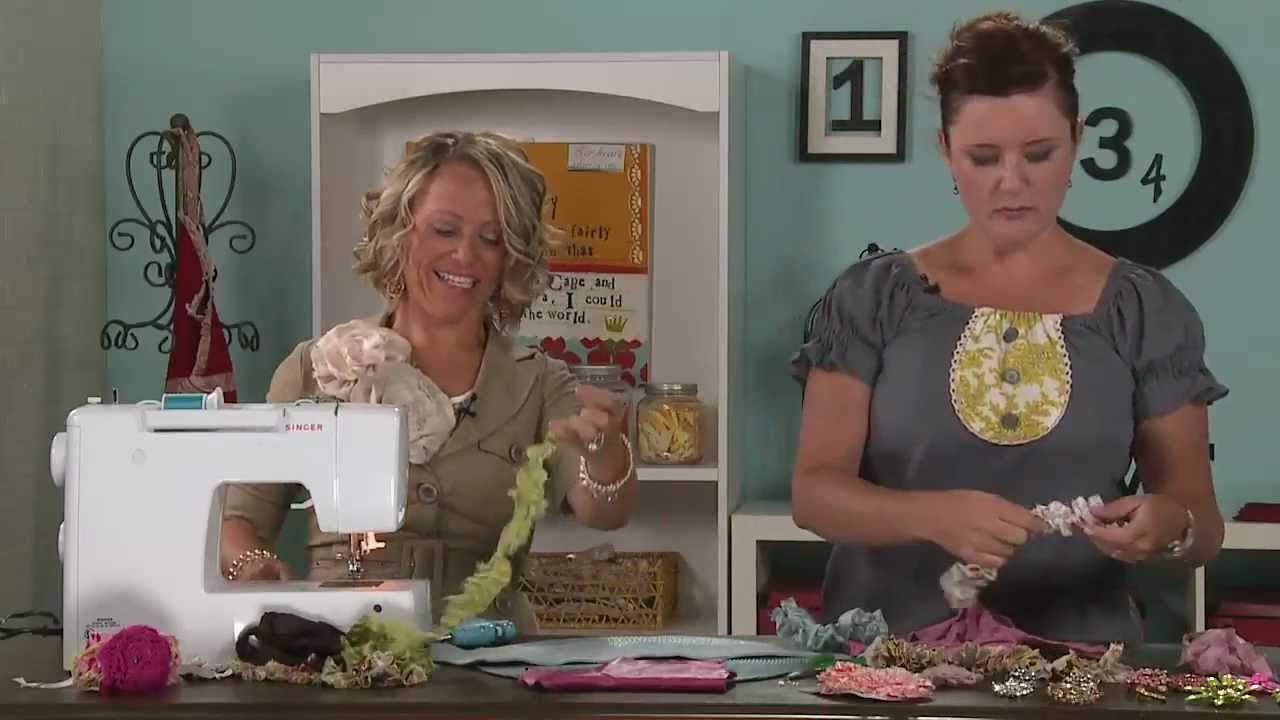 My Craft Channel: Embellish with Second Sister - Fabric Flower Big ...