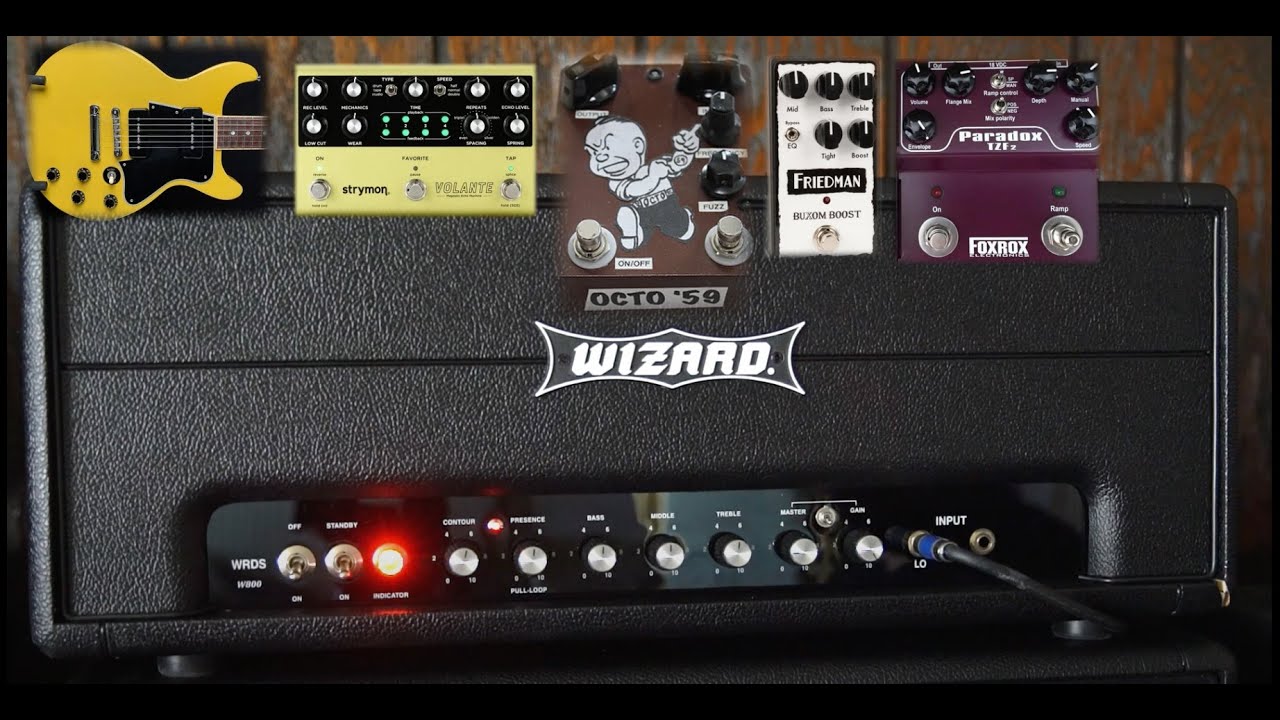 Wizard Amplification W800 - Low Input/Single Coils/FX - YouTube