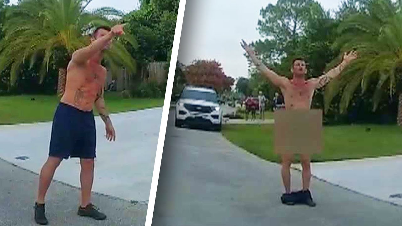 Man Drops His Shorts, Baring All During Arrest: Cops - YouTube