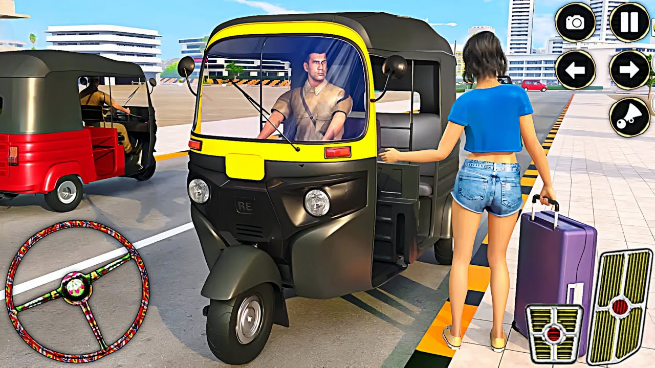 Mordan Tuk Tuk Auto Rickshaw Simulator - Offroad Rickshaw Driving 3D - Android Gameplay - YouTube