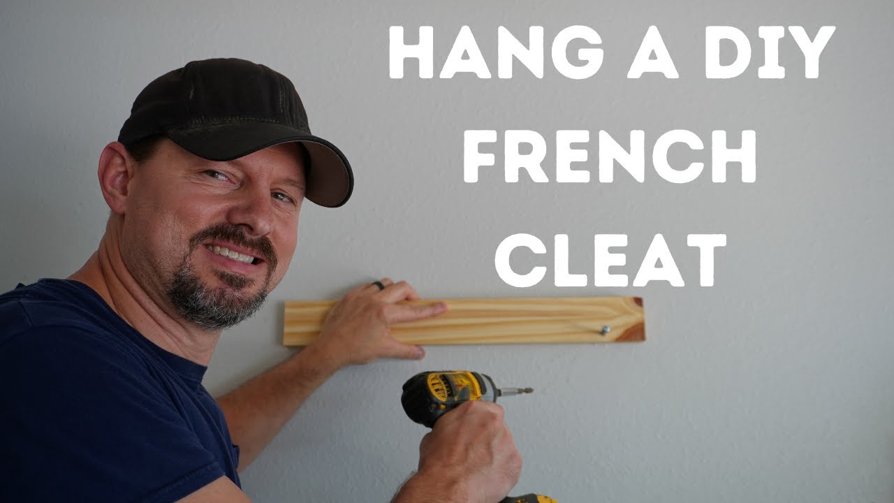 How to mount a DIY integrated French Cleat - YouTube