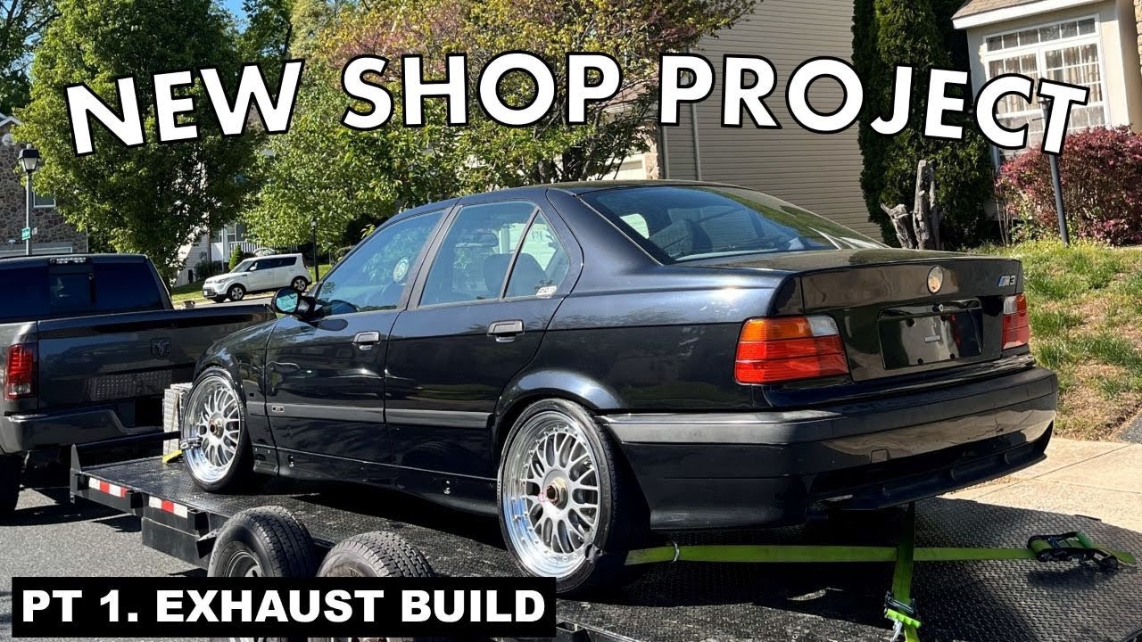 Turbo'd E36 M3 Build Ep. 1 | Custom Exhaust Fabrication - YouTube