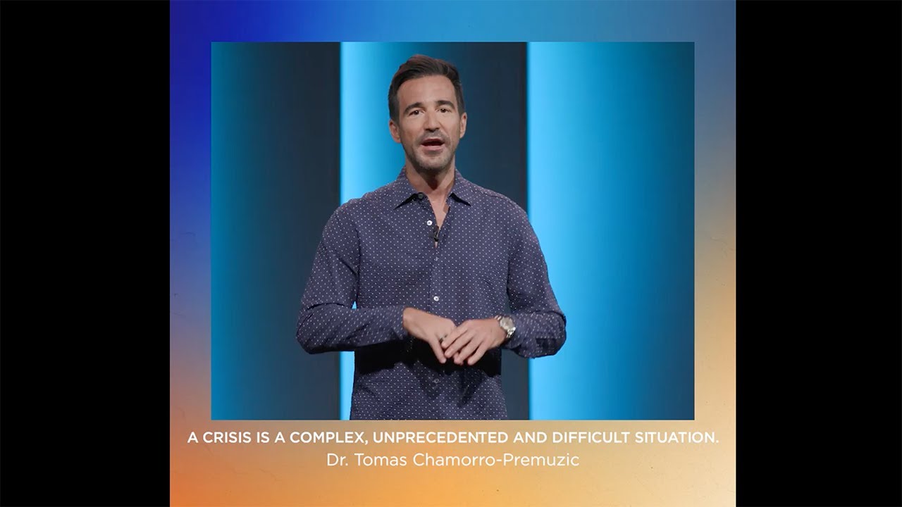 Dr. Tomas Chamorro Premuzic Shares How to Lead in Crisis at GLS20 - YouTube