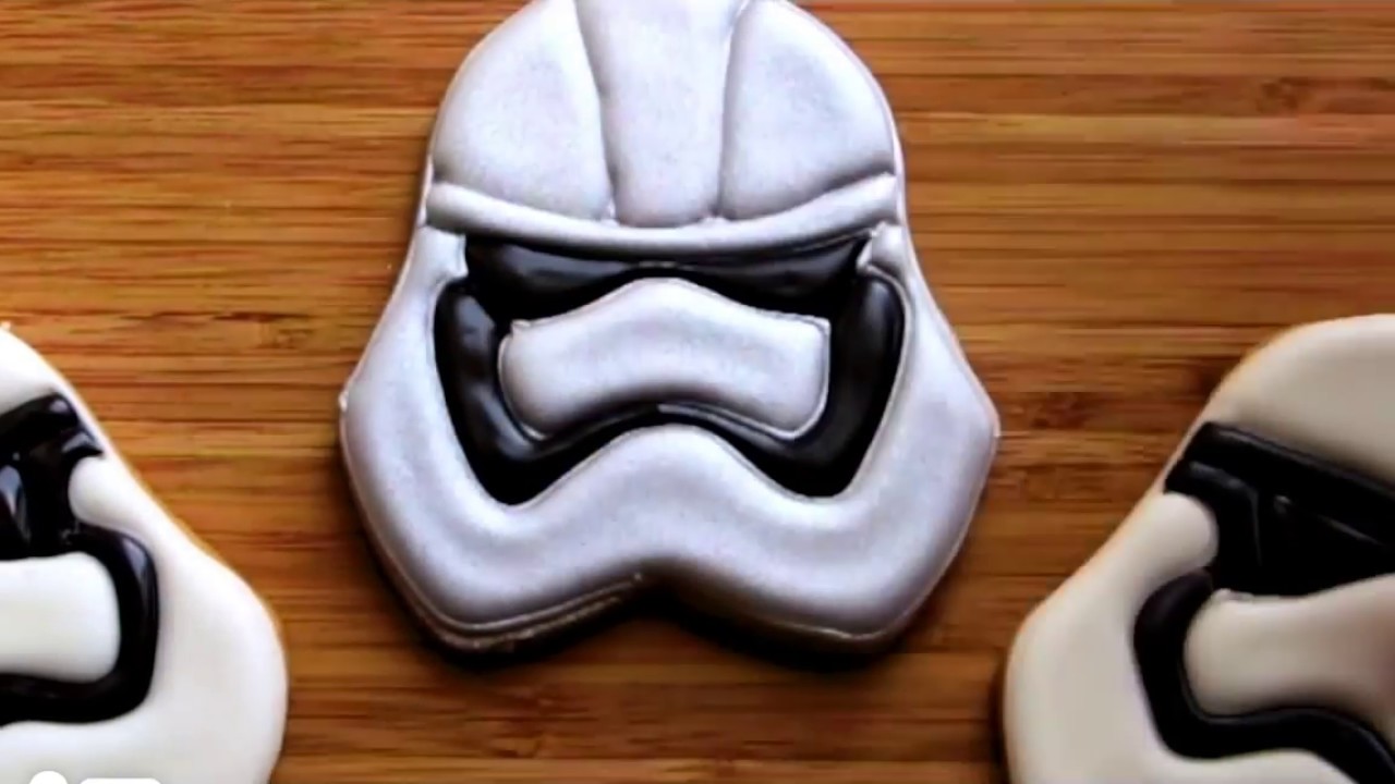 How To Make Stormtrooper Cookies - YouTube