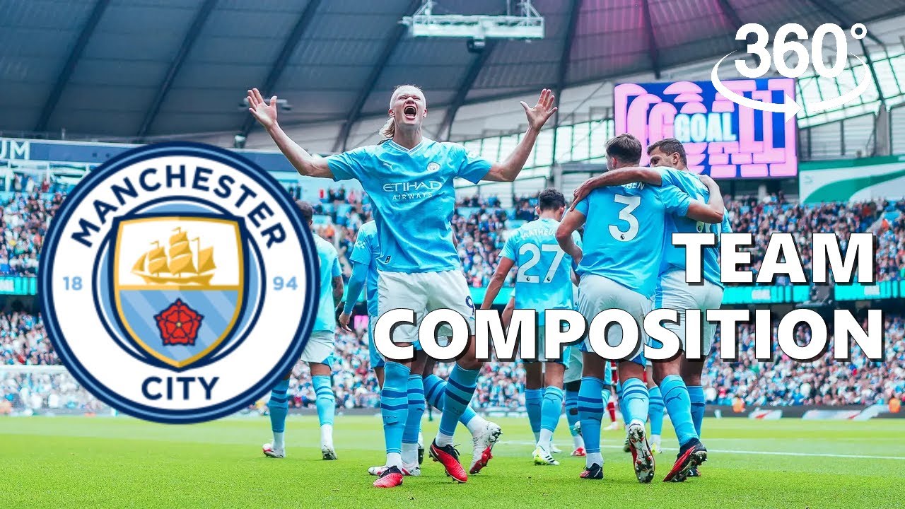 Manchester City F.C.Team composition.Premier League 2023/24 | 360°VR ...