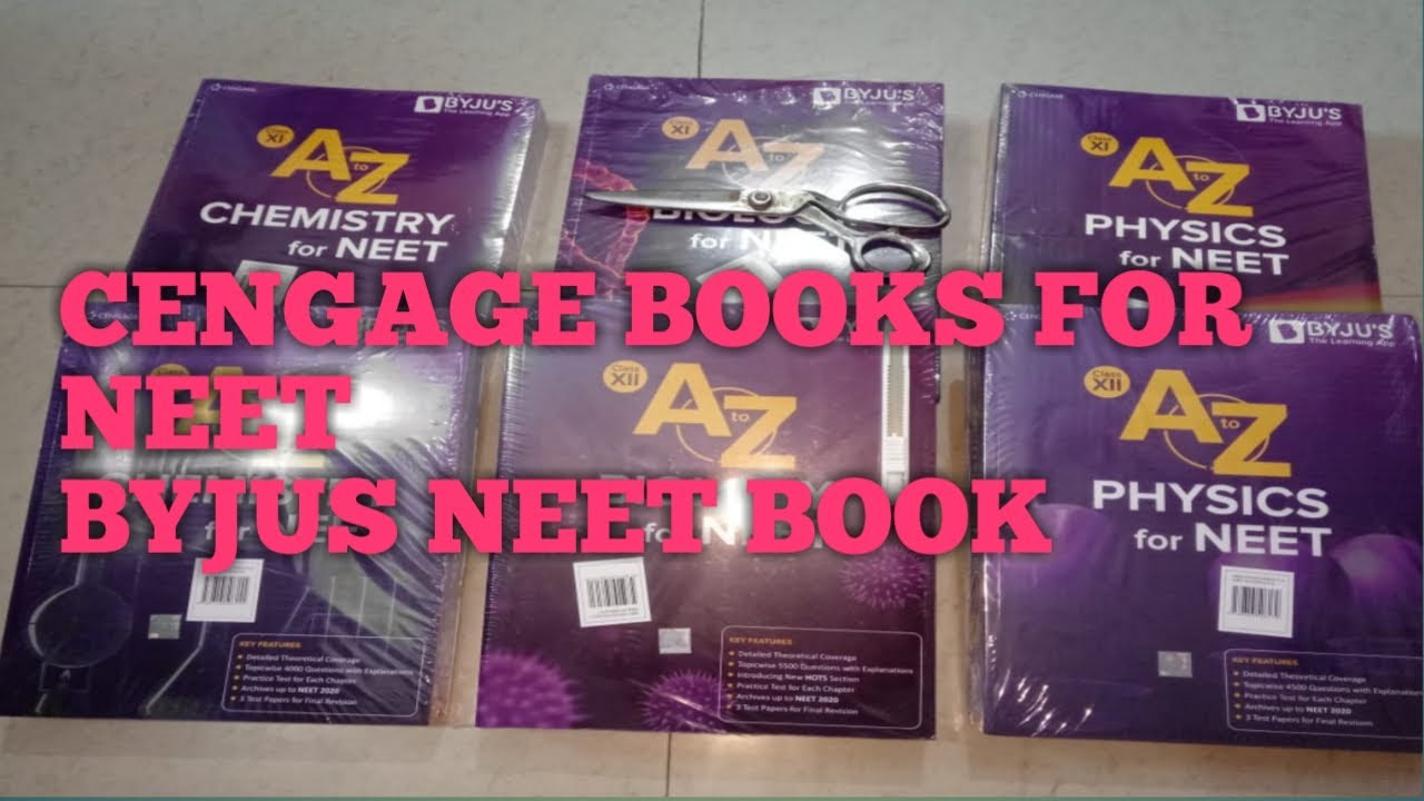 Unboxing of Byjus neet books and Cengage neet books # cengage # neet ...