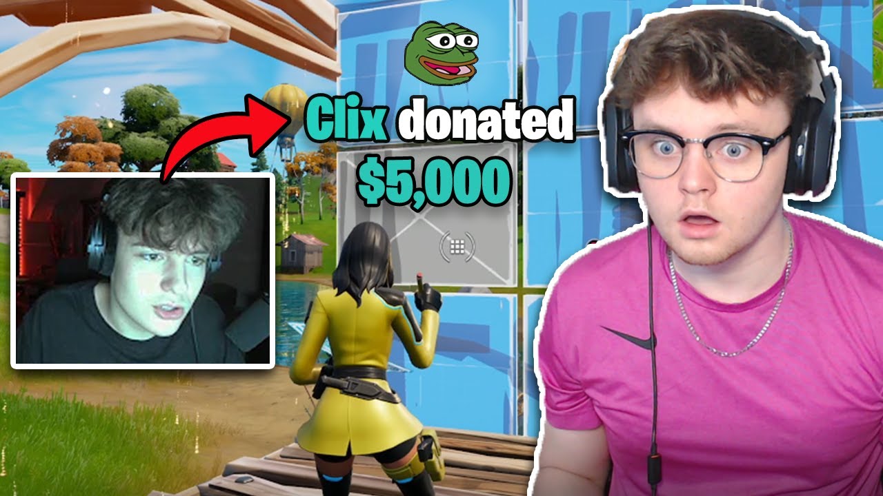 Clix Gave Me $5000?! - YouTube