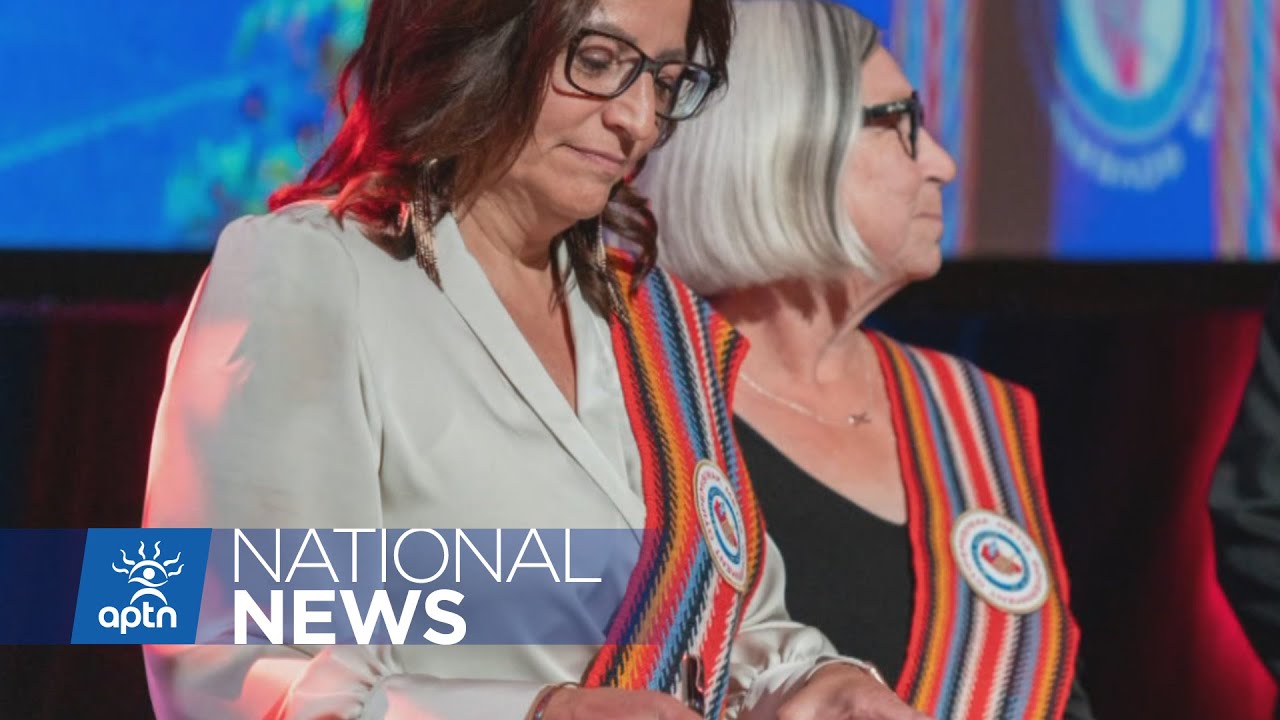 Métis Nation of Alberta swears in new president Andrea Sandmaier | APTN ...