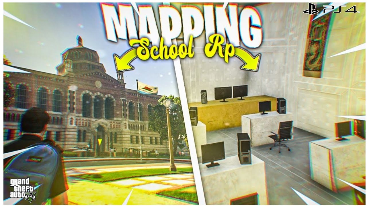 MAPPING SCHOOL RP - GTA5 PS4/PS5 - YouTube