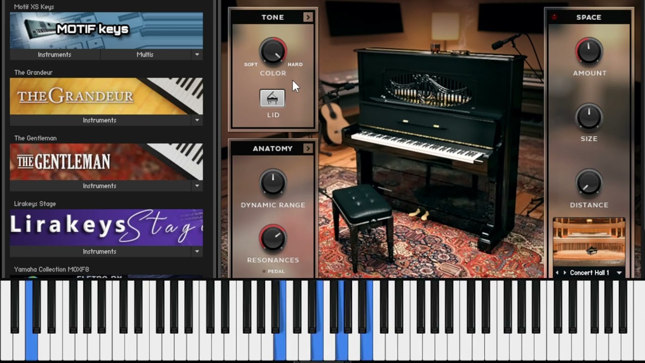 THE GENTLEMAN PIANO para KONTAKT| Librería para KONTAKT| PIANO VERTICAL ...