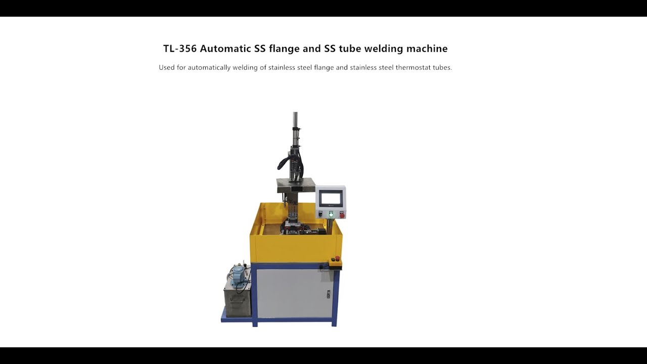 TL-356 Automatic SS flange and SS tube welding machine - YouTube