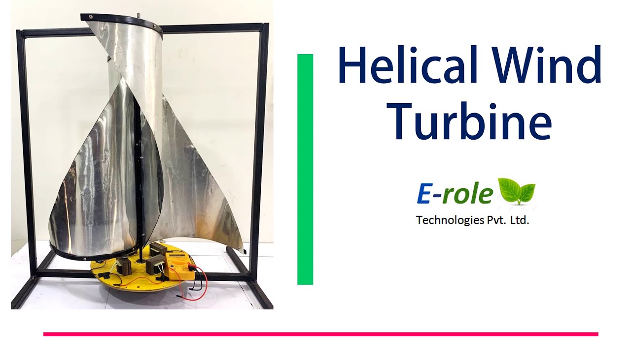 Helical Wind Turbine B tech Mechanical Engineering Final year project ...