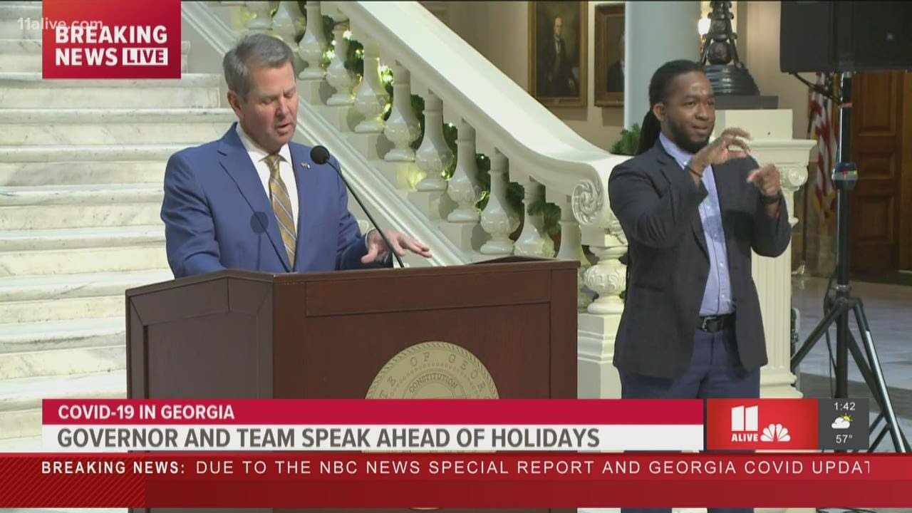 Georgia governor says he stands with President Trump to ensure every ...
