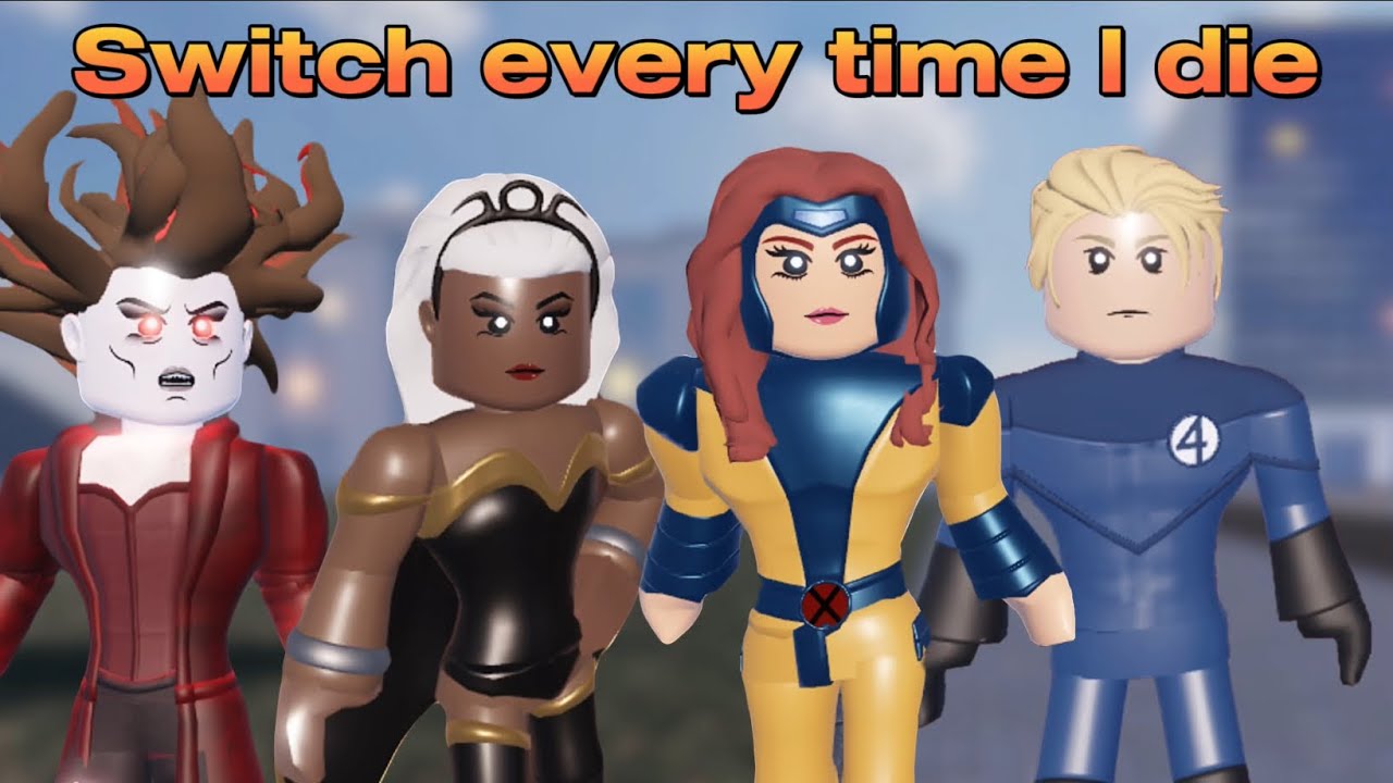 Playing as every character in marvel omega! Roblox - YouTube