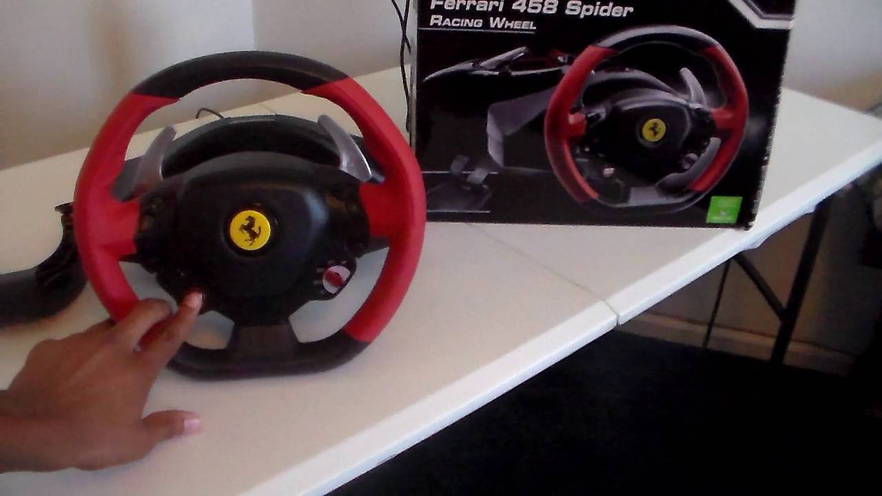 Ferrari 458 Racing Wheel Review!!! - YouTube