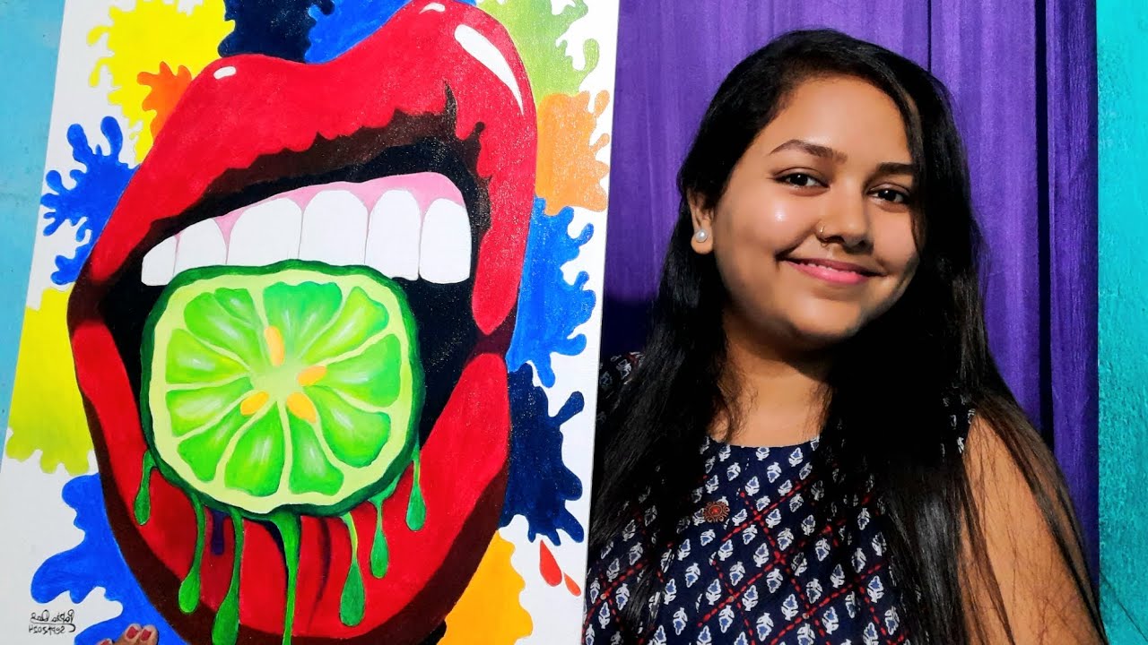 Acrylic painting tutorial 🥰🤗||Acrylic painting on canvas #acrylicpainting - YouTube