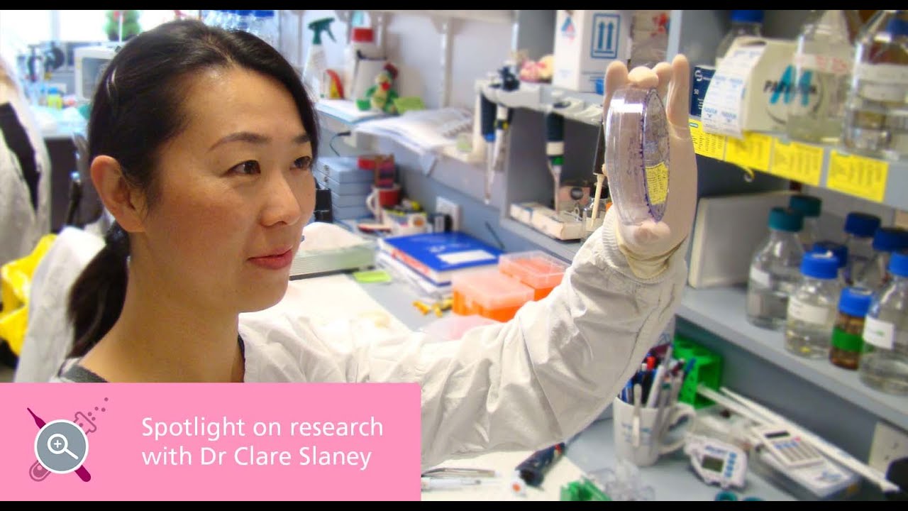 Dr Clare Slaney puts a spotlight on breast cancer research - YouTube